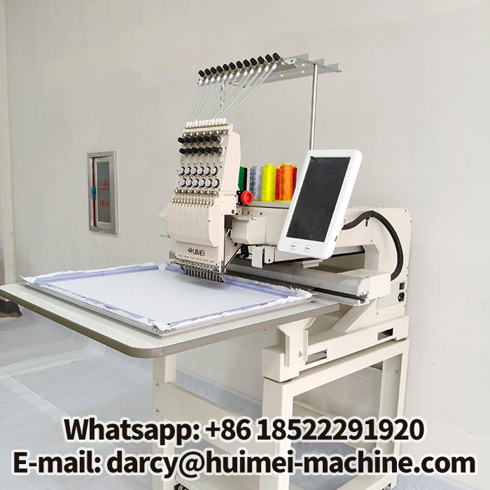Mesin Bordir 1 Kepala Otomatis & Presisi | HM Textile Machinery